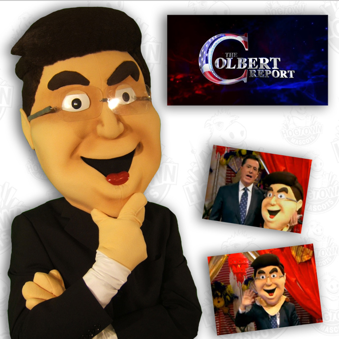 Stephen Colbert mascot - Custom Mascot Costumes | Mascot Maker For ...