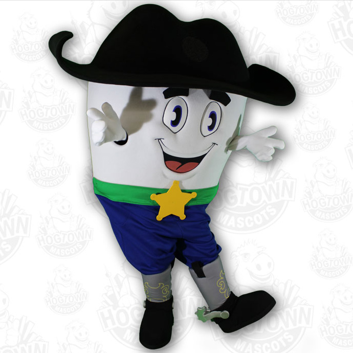 Cowboy tooth mascot - Custom Mascot Costumes | Mascot Maker For ...