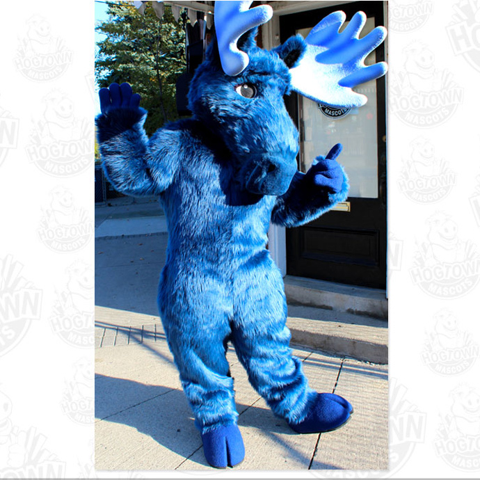 Blue Moose Mascot - Custom Mascot Costumes | Mascot Maker For Corporate ...