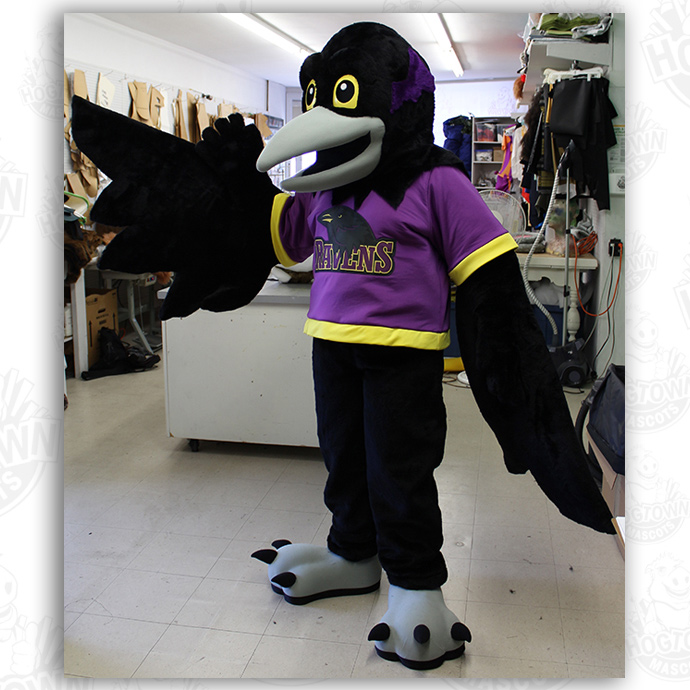 Raven mascot - Custom Mascot Costumes | Mascot Maker For Corporate ...
