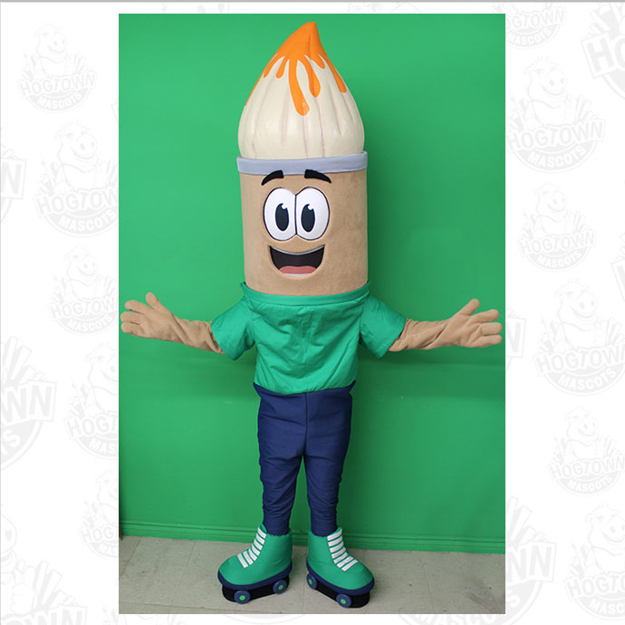 Paintbrush mascot - Custom Mascot Costumes | Mascot Maker For Corporate ...