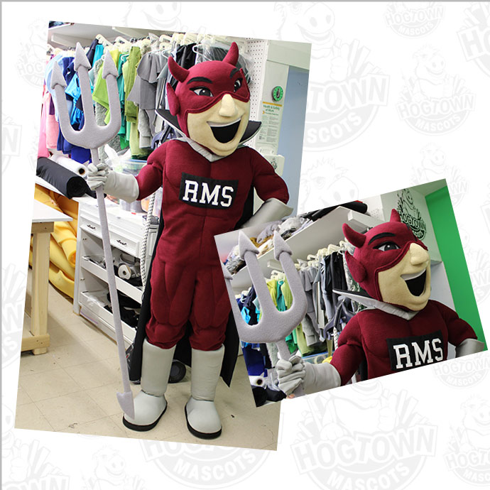RMS Devil mascot - Custom Mascot Costumes | Mascot Maker For Corporate ...