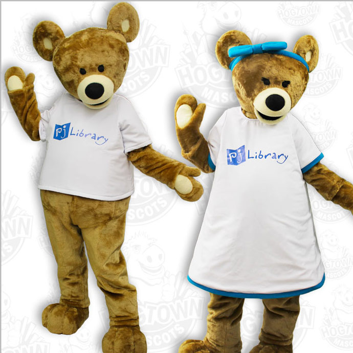 PJ Bear mascot - Custom Mascot Costumes | Mascot Maker For Corporate ...