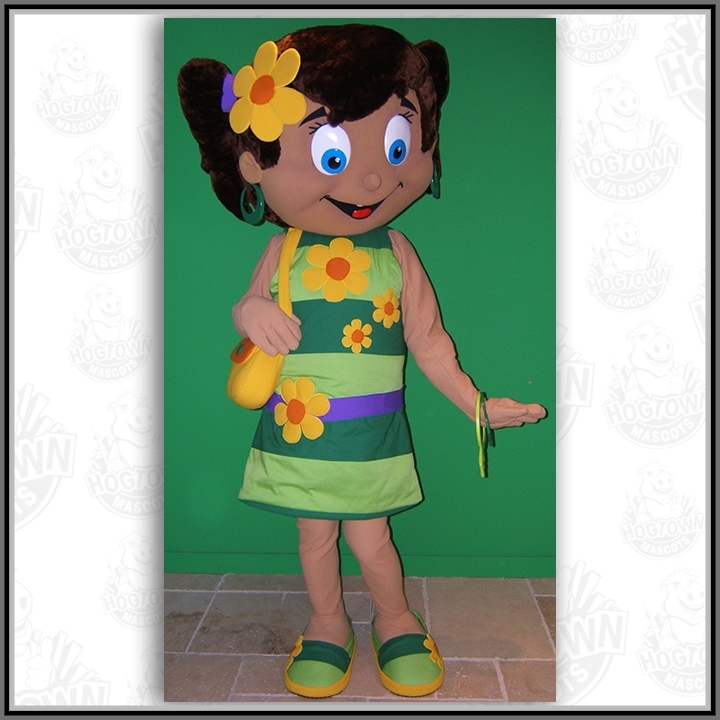Girl mascot - Custom Mascot Costumes | Mascot Maker For Corporate ...