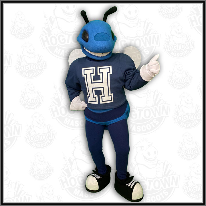 Blue Hornet mascot - Custom Mascot Costumes | Mascot Maker For ...
