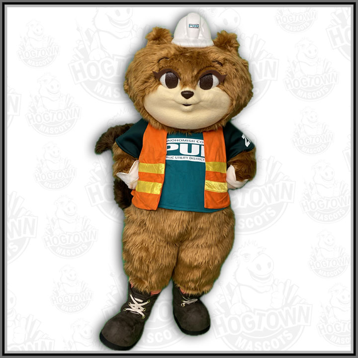 Zip Squirrel mascot - Custom Mascot Costumes | Mascot Maker For ...