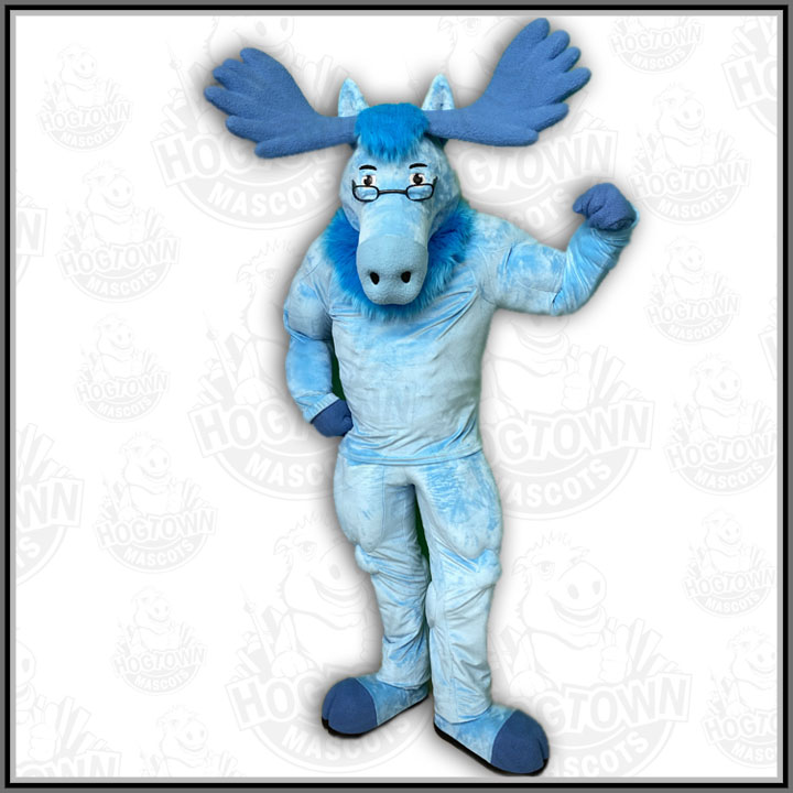 Blue Moose mascot - Custom Mascot Costumes | Mascot Maker For Corporate ...