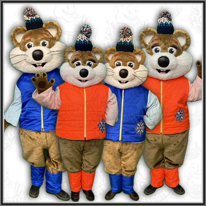 Winterlude Ice Hogs - Custom Mascot Costumes | Mascot Maker For ...