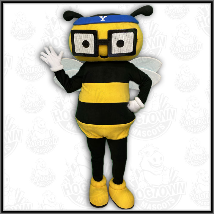 Yale Bee mascot - Custom Mascot Costumes | Mascot Maker For Corporate, Schools, Sports