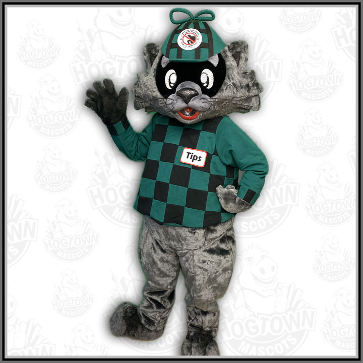 Mr Tips Raccoon mascot - Custom Mascot Costumes | Mascot Maker For ...